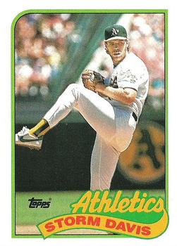 1989 Topps #701 Storm Davis | Trading Card Database