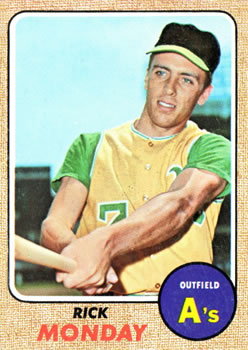 1968 Topps #282 Rick Monday | Trading Card Database