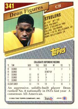 1993 Topps #341 Deon Figures | Trading Card Database
