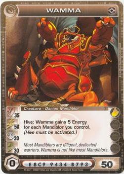 2007 Chaotic Dawn of Perim #71 Wamma | Trading Card Database