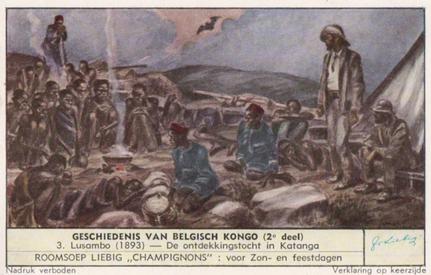 1952 Liebig Geschiedenis van Belgisch Kongo 2 (History of the Belgian ...